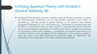 A General Principle of Learning and its Application for Reconciling Einstein’s General ...