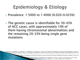 Agenesis Corpus Callosum | PPT