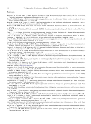 A genetic algorithm approach for multi objective optimization of supply ...