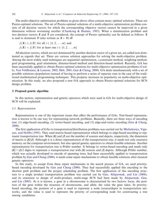 A genetic algorithm approach for multi objective optimization of supply chain networks | PDF