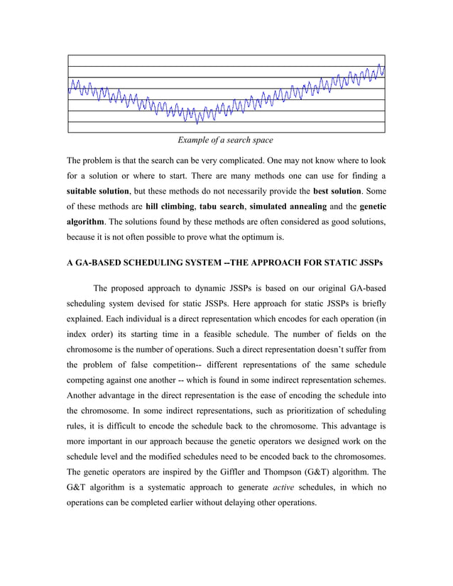 A genetic algorithm approach to static job shop scheduling | DOC