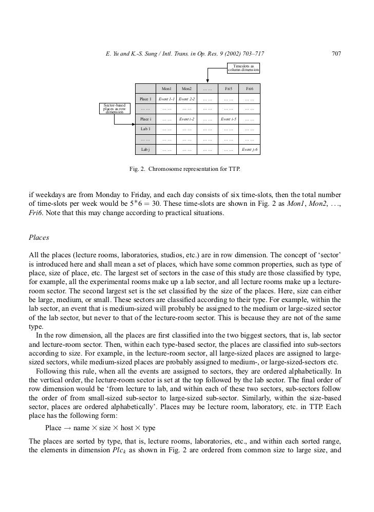 A Genetic Algorithm For A University Weekly Courses Timetabling Probl