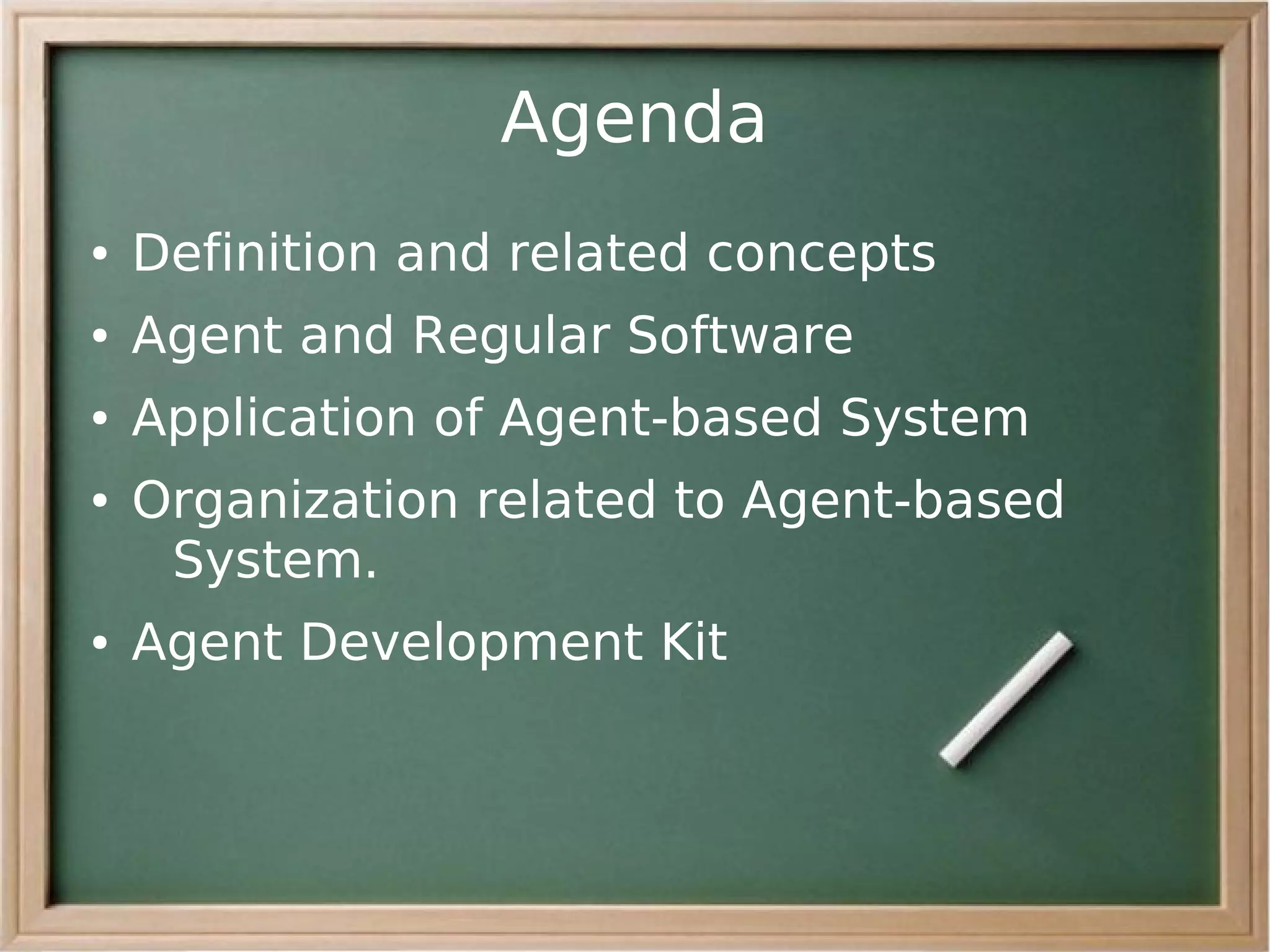 Agent-based System - Introduction | PDF