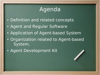 Agent-based System - Introduction | PDF