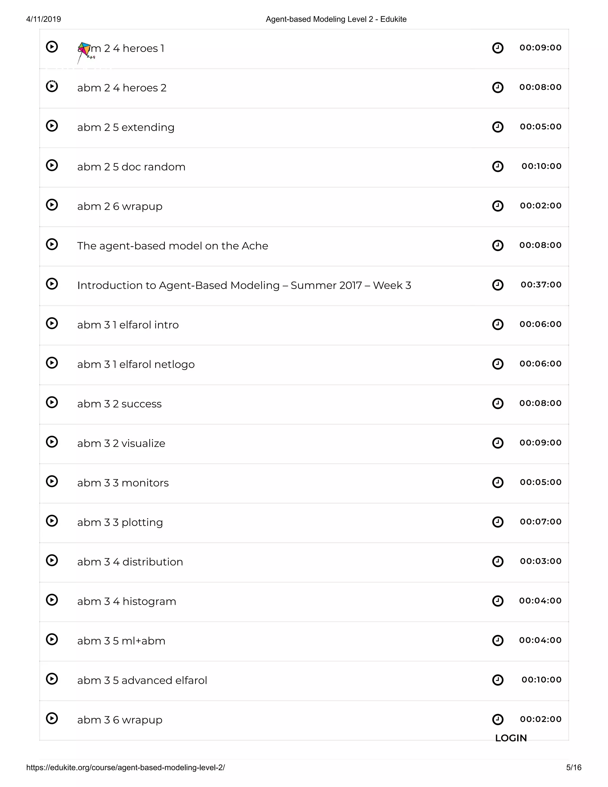 Agent based modeling level 2 - edukite | PDF