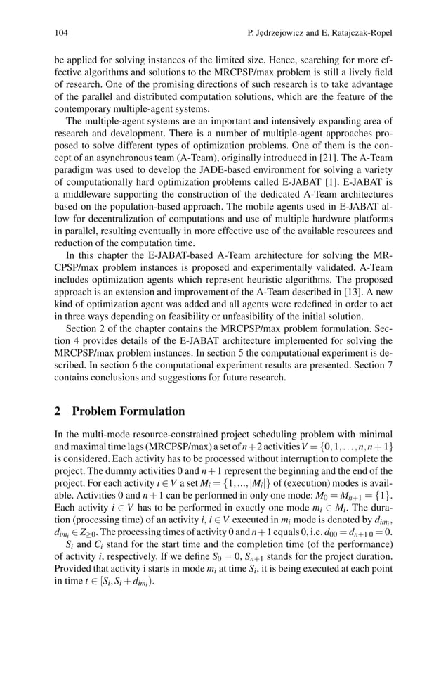 Agent based optimization | PDF