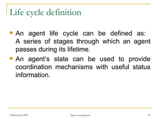 Agent Management 652 | PPT | Data Storage and Warehousing | Computing