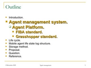 Agent Management 652 | PPT | Data Storage and Warehousing | Computing