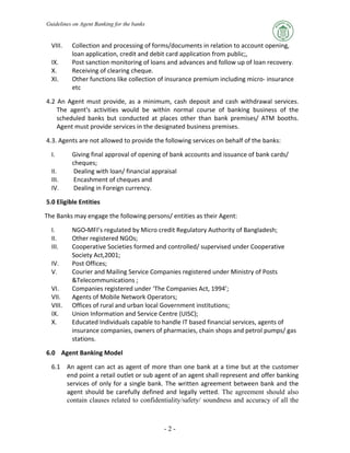 Agentbanking banks v13 | PDF