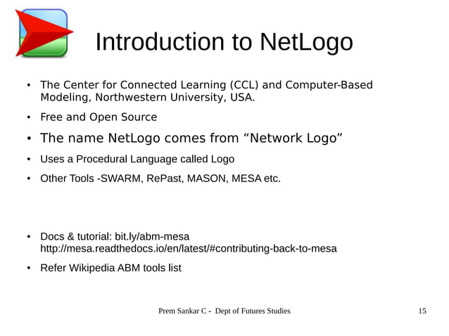 Introduction To Agent Based Modeling Using Netlogo Pdf Programming Languages Computing