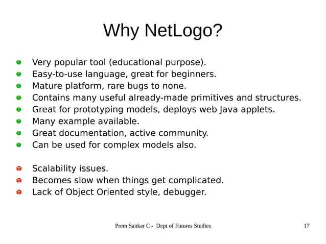 Introduction to Agent Based Modeling Using NetLogo | PDF | Programming Languages | Computing