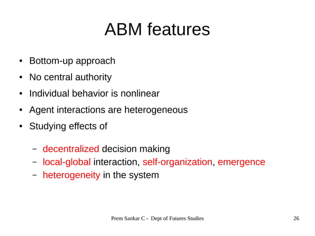 Introduction To Agent Based Modeling Using Netlogo Ppt