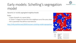 Agent based modelling | PPTX