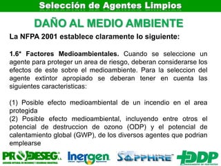 Sistemas de Agente Limpio Sapphire e Inergen de PRODESEG, SA | PPTX