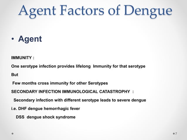 Agent factors of dengue- topic for 15 min pedagogy | PPTX | Infectious ...