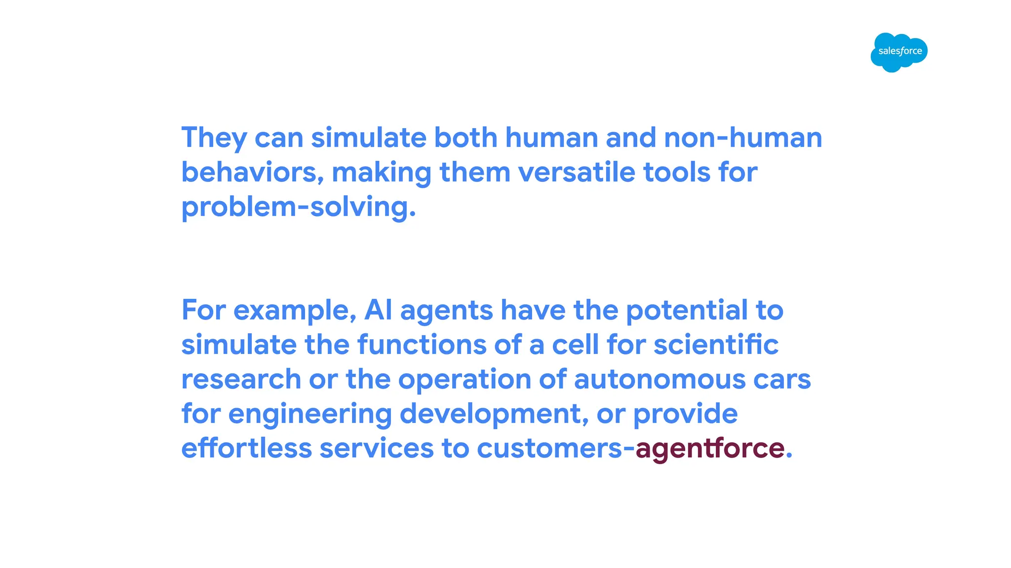 Agentforce: Humans with agents drive customer success together. | PDF