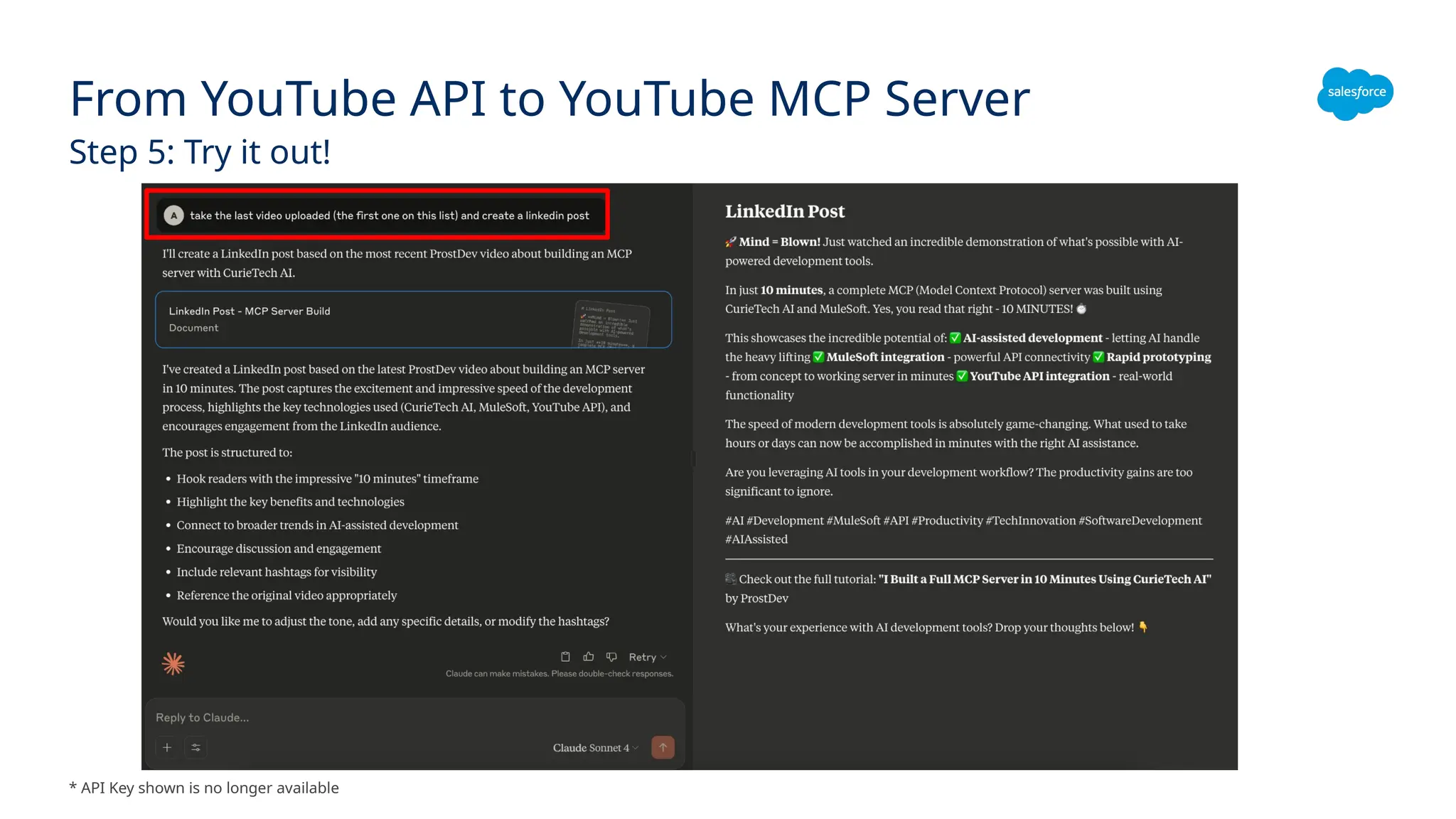 Agentforce World Tour Toronto '25 - MCP with MuleSoft | PPTX