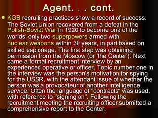 Agent handling | PPT