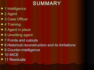 Agent handling | PPT