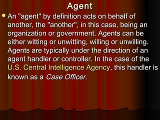 Agent handling | PPT