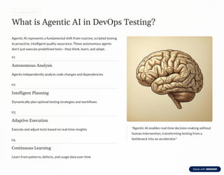 Agentic AI for Automated DevOps Testing | PDF