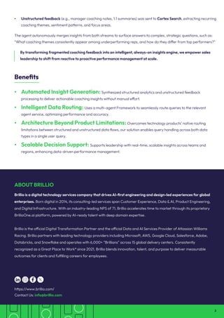 Agentic Data Insights: An ADAM Foundational Solution by Brillio | PDF