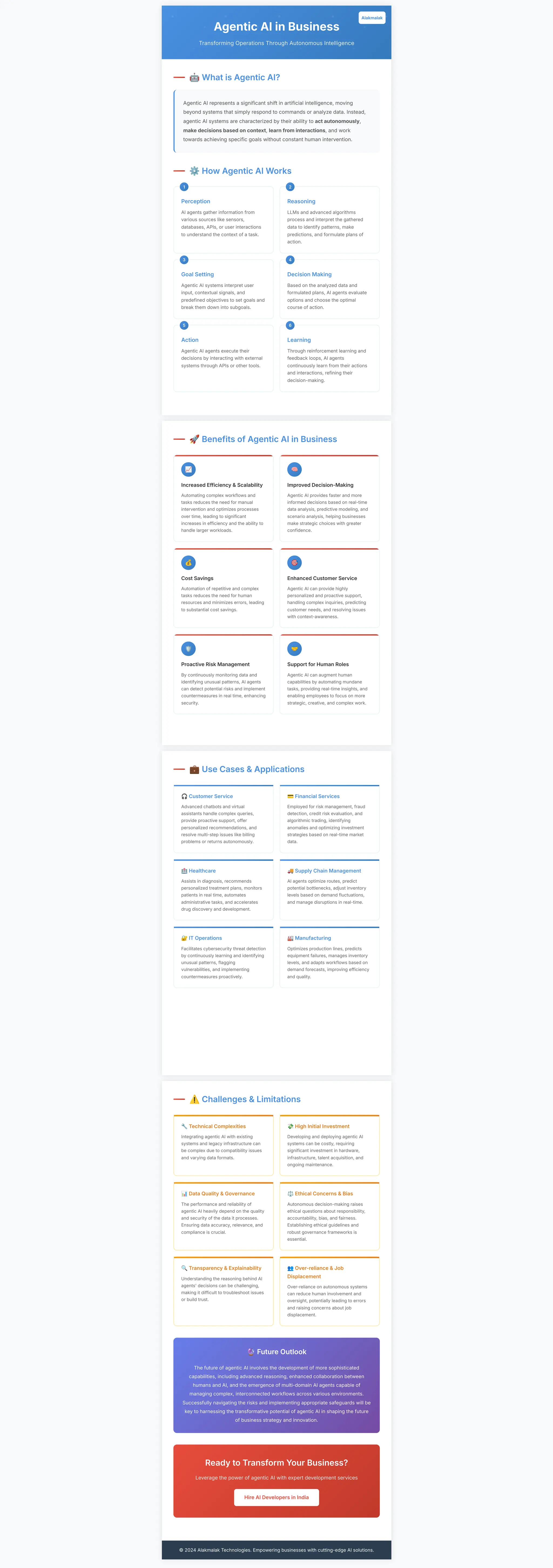 Agentic Artificial Intelligence (AI) and its growing impact on business operations. | PDF