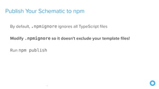 A Gentle Introduction to Angular Schematics - Angular SF 2019 | PPT