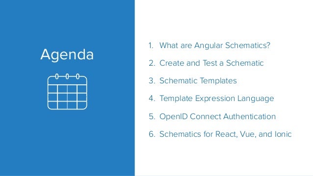 A Gentle Introduction to Angular Schematics - Angular SF 2019 A Gentle Introduction to Angular Schematics - Angular SF 2019