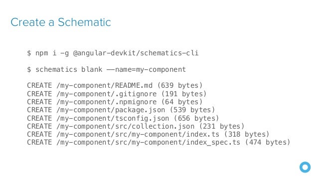 A Gentle Introduction to Angular Schematics - Angular SF 2019