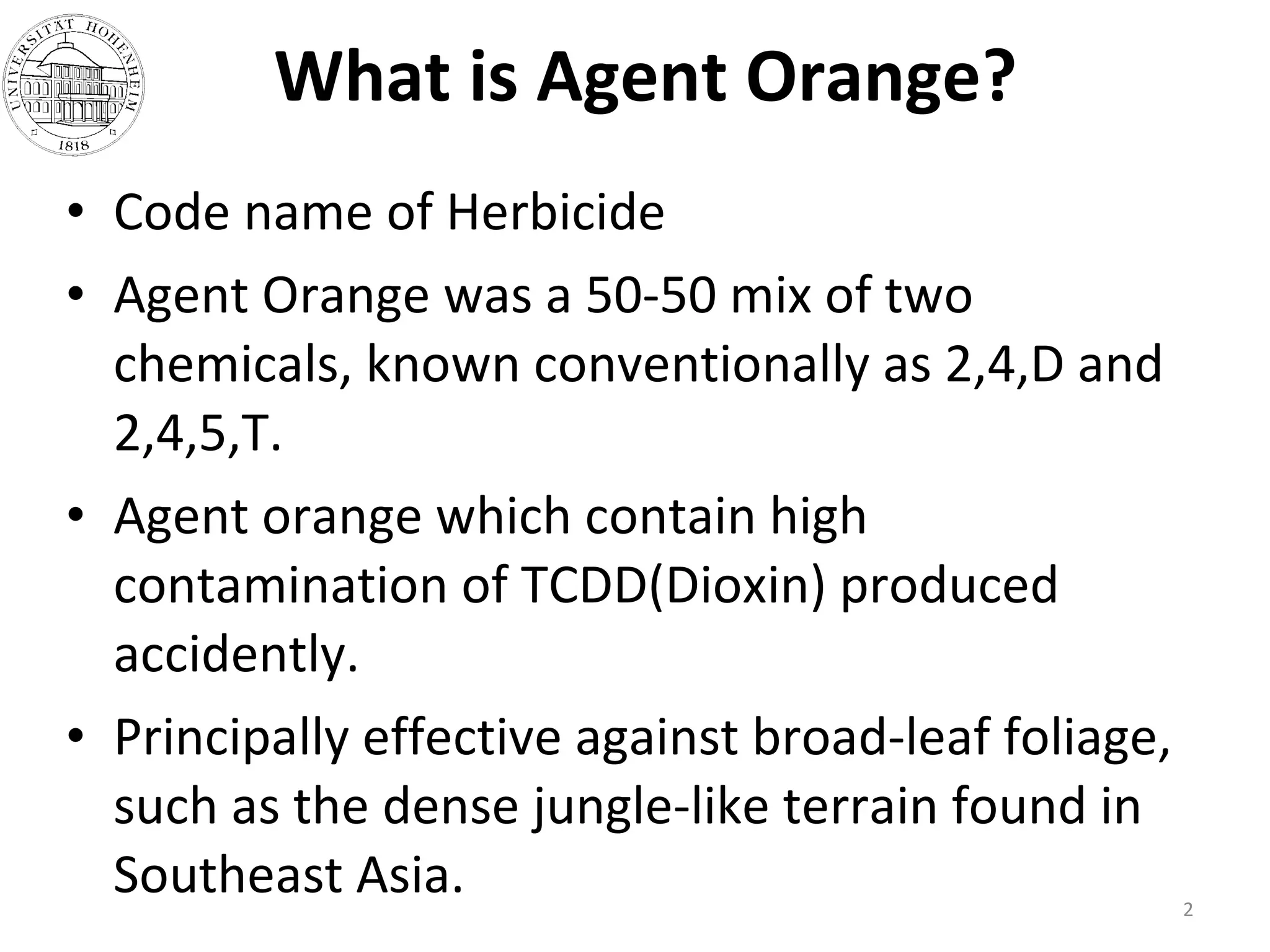 Agent orange | PPT