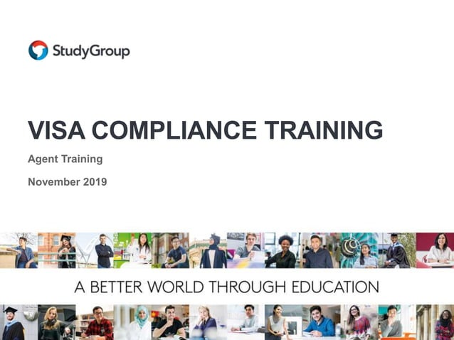 AGENT REFRESHER VISA COMPLIANCE TRAINING (WEBINAR) November.ppt ...