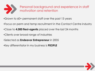 Agent retention strategies | PPT