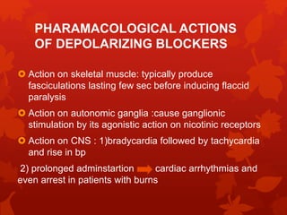 Agents effecting neuromuscular junction | PPTX