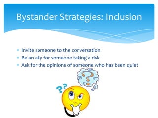 Agents of change.bystanderawareness | PPTX