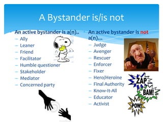 Agents of change.bystanderawareness | PPTX