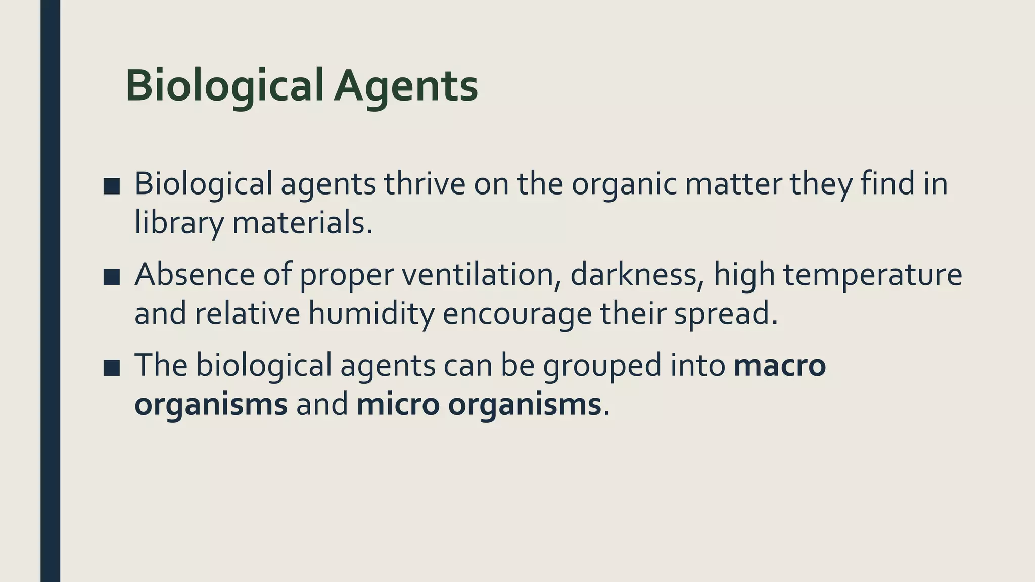 Agents of Deterioration | PPTX