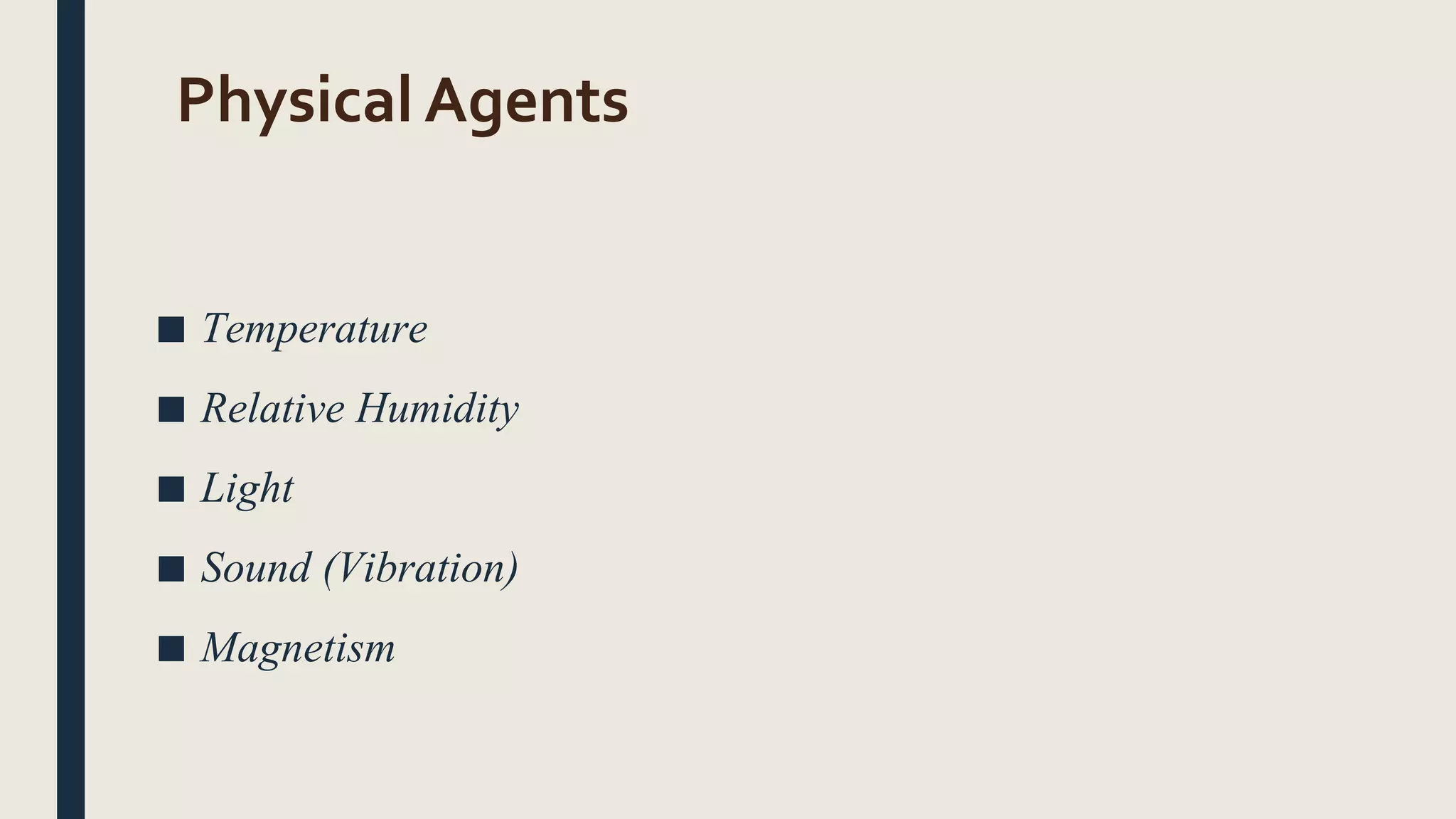 Agents of Deterioration | PPTX