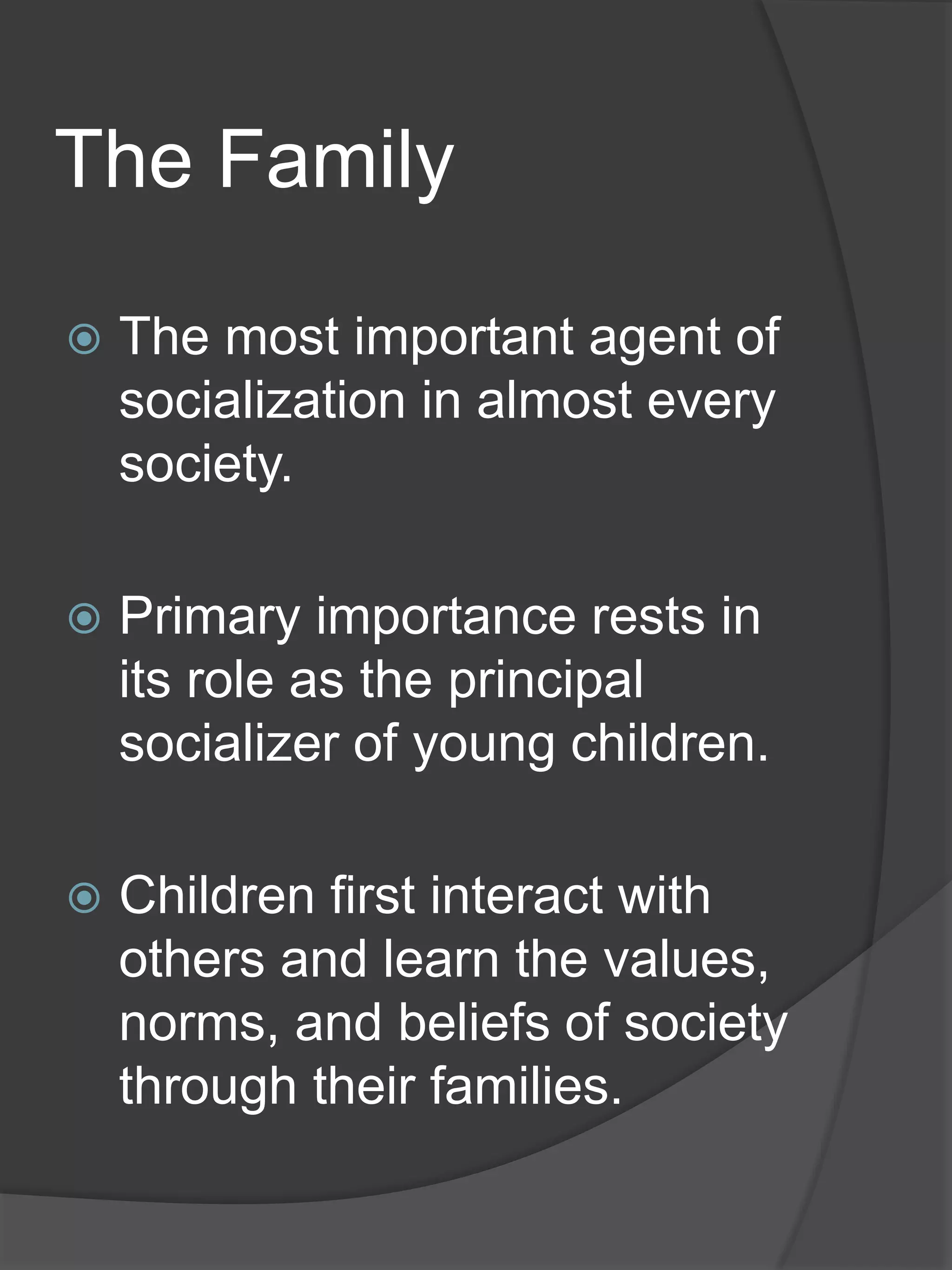 Agents of socialization | PPTX