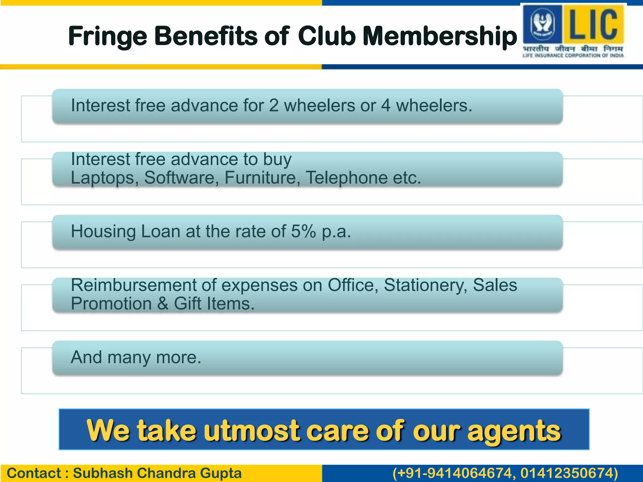 LIC Agents presentation | PPTX