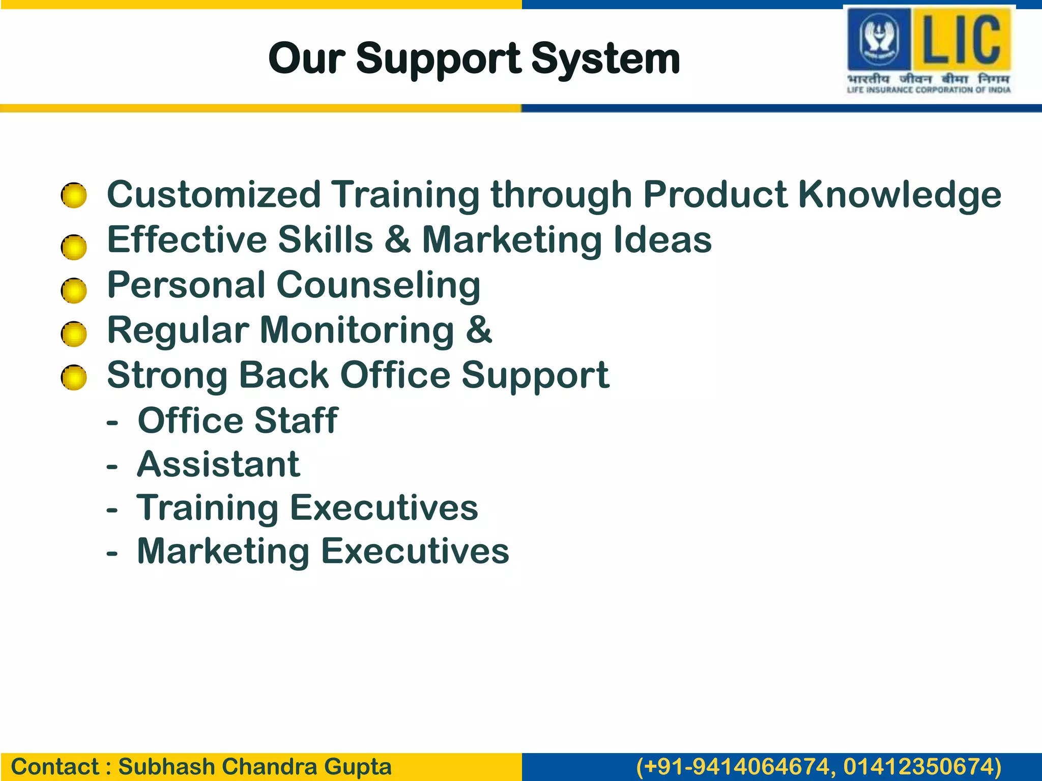 LIC Agents presentation | PPTX