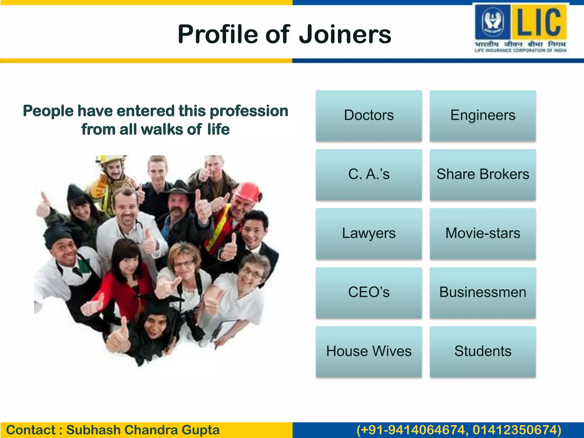 LIC Agents presentation | PPTX