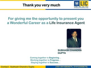 LIC Agents presentation | PPTX