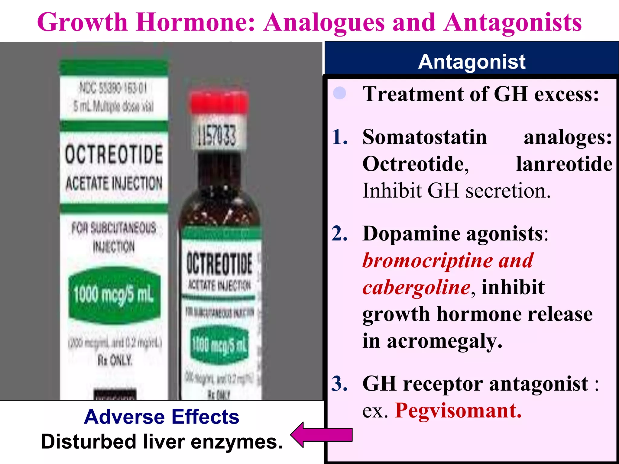 Agents that affect pituitary hormones | PPTX