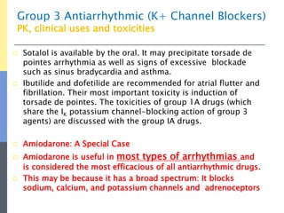 Agents used in cardiac arrhythmias pptx. | PPT
