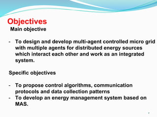 Developing Multi-Agent Based Micro-Grid Management System in JADE | PPT