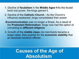 Age Of Absolutism | ODP
