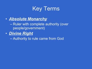 Age Of Absolutism 16th – 19th Century | PPT