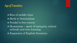 The age of Chaucer | PPTX