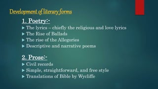 The age of Chaucer | PPTX